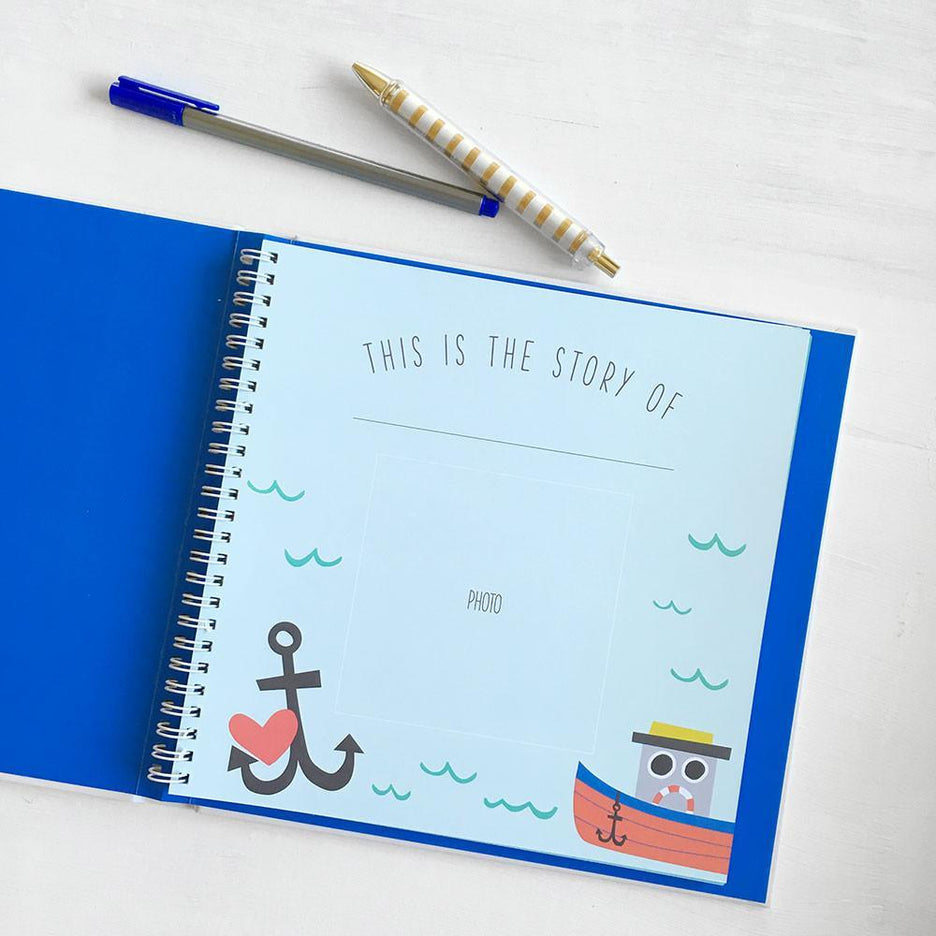 Little Captain Memory Baby Book – Lucy Darling