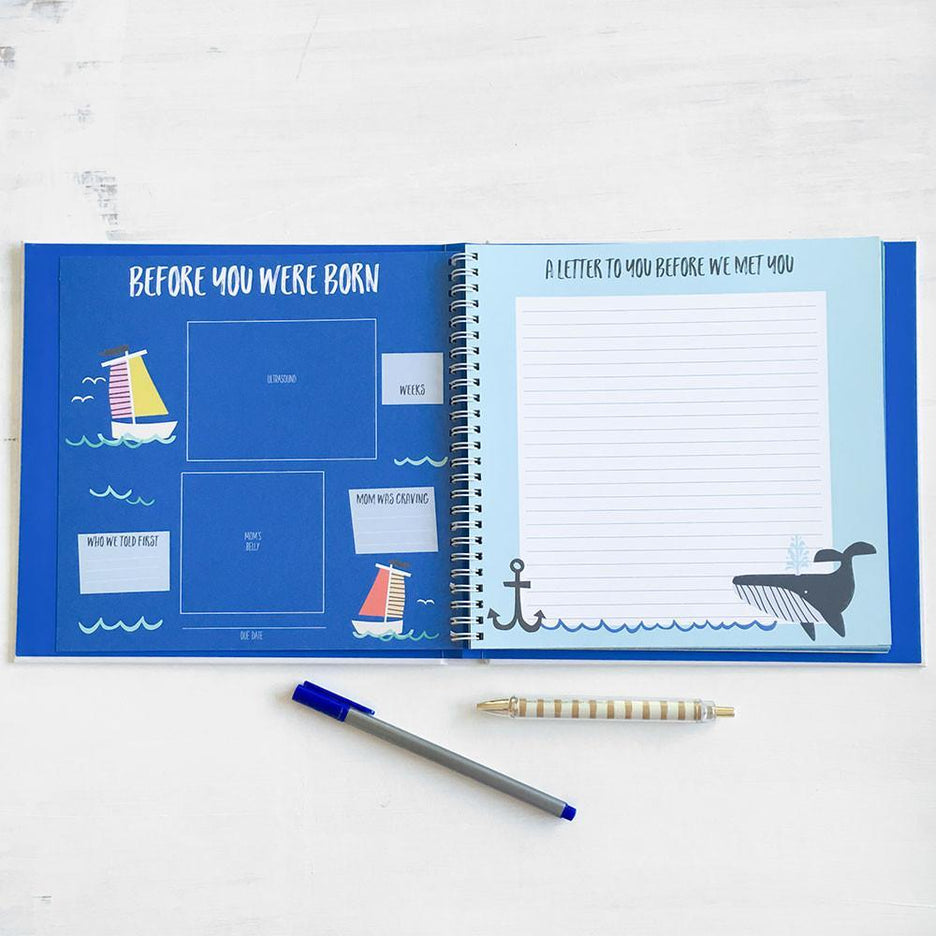 Little Captain Memory Baby Book – Lucy Darling